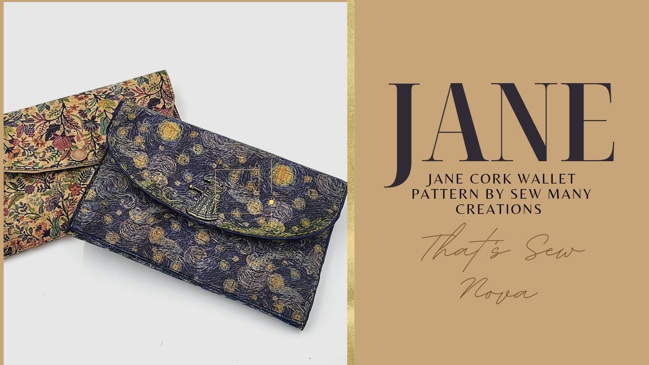 Jane Cork Wallet Pattern tutorial - YouTube