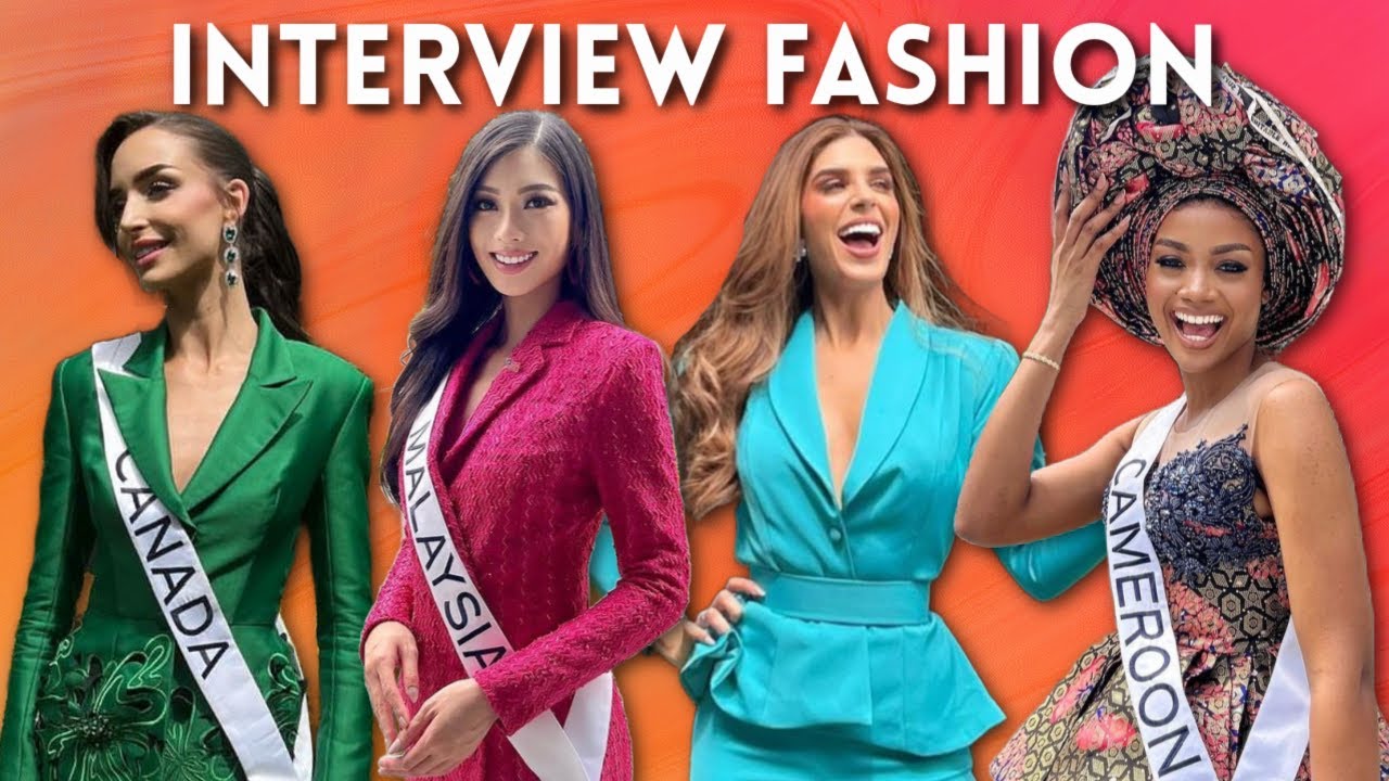 Miss Universe 2023 BEST Interview Outfits! - YouTube
