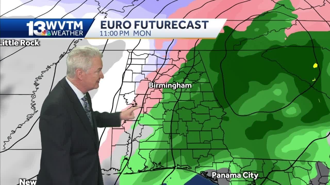 Rain continues on Friday, winter weather possible next week - YouTube