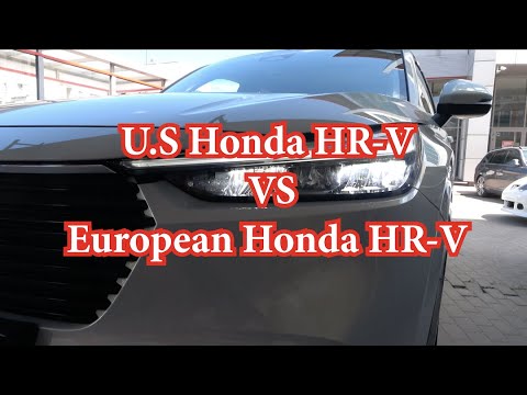 European Honda HR-V VS U.S. Spec & Review - YouTube