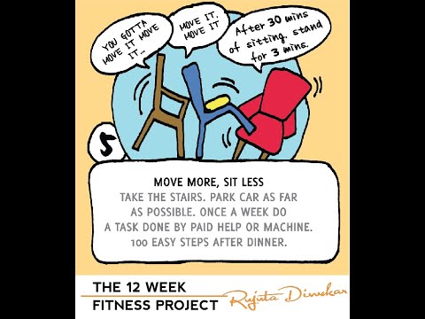 The fitness project 2018 - Week 5 guideline - Move more, sit less - YouTube
