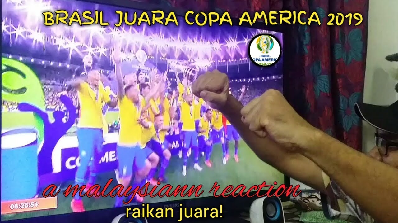 Pala Football Reaction | BRASIL Juara Copa Amerika 2019 | Reaction from ...