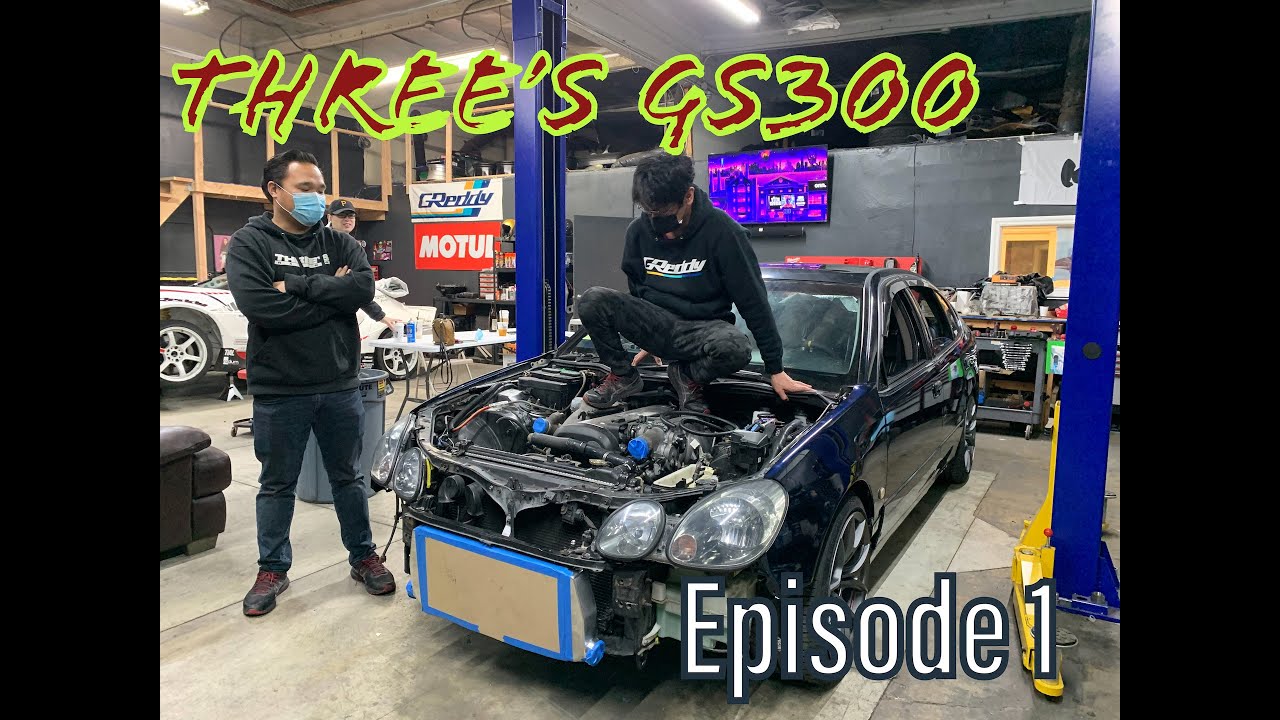 Three`s GS300 Build Episode 1: Engine removal, Sparco visit, Gram ...