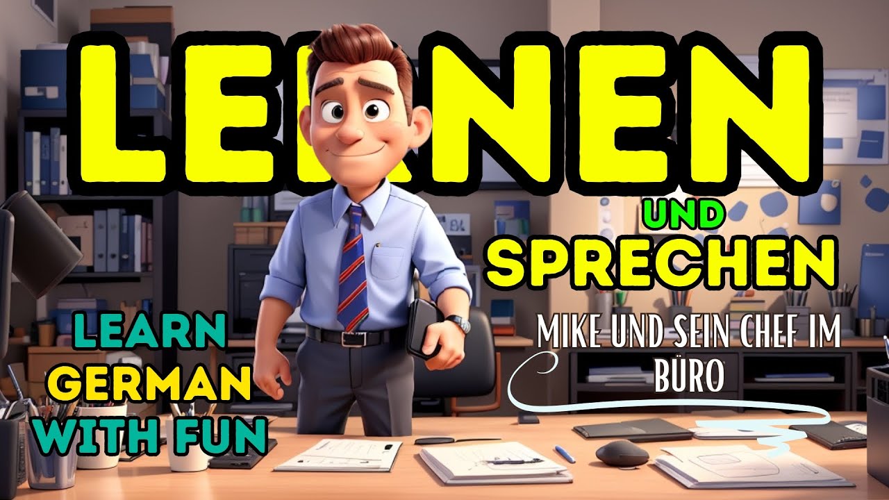 Mike und sein Chef im Büro | Deutsch Lernen Mit Spass | Sprechen ...