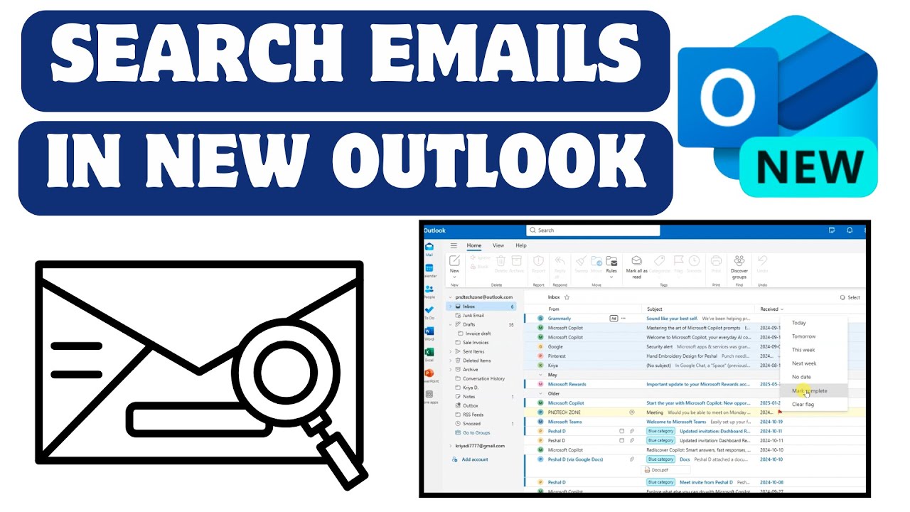 How to Search Emails Effectively in New Outlook #outlooktutorial # ...