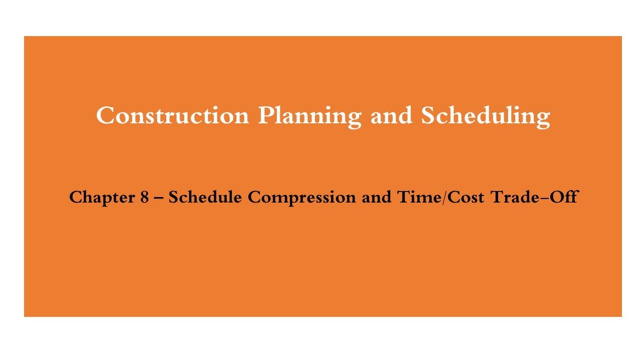 PS08 Schedule Compression and Time Cost Trade Off Ch 8 CE463 - YouTube