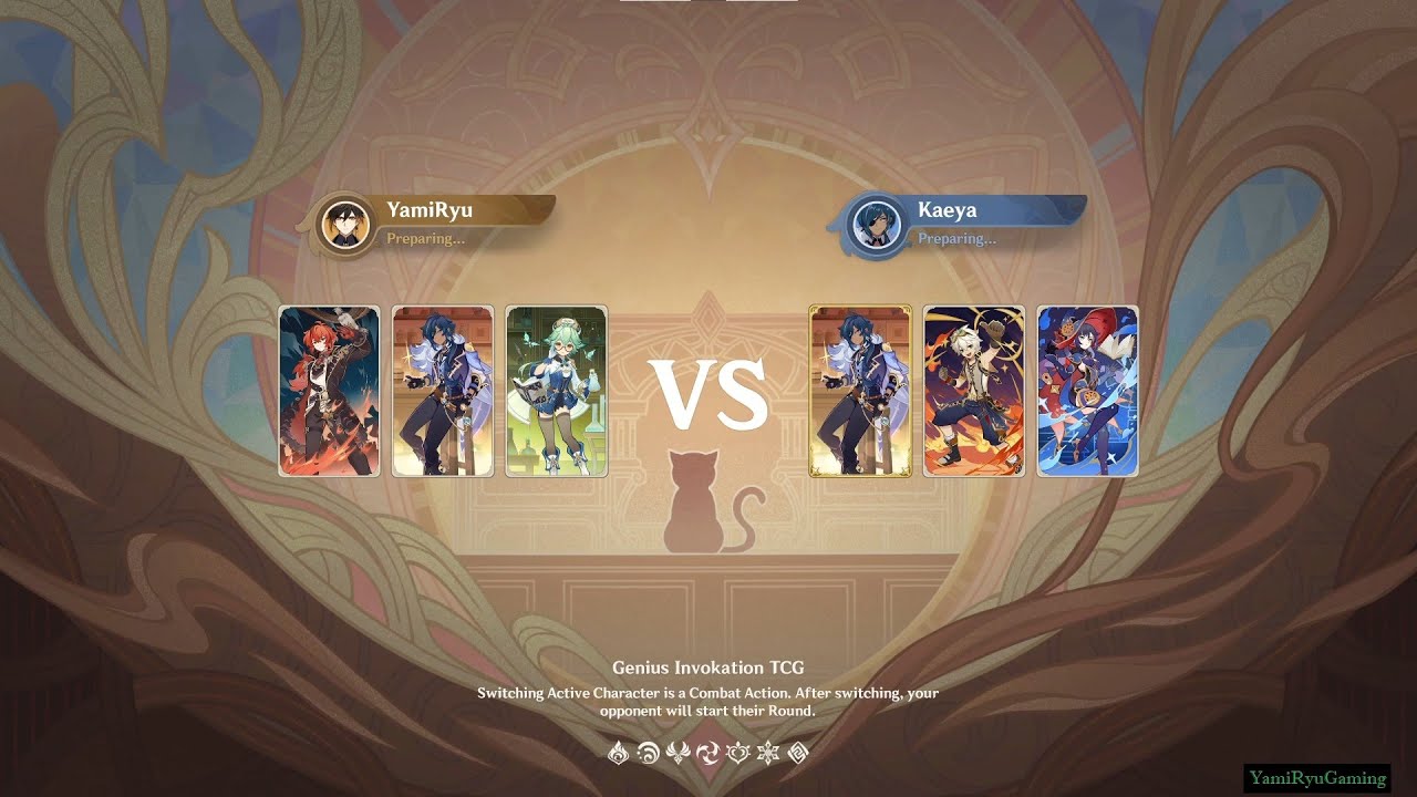 Genius Invokation TCG | Invite Challenge | Kaeya | Friendly Fracas ...