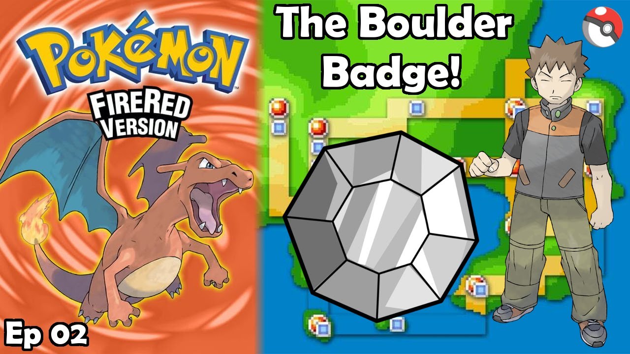Pokémon FireRed - Ep.02 - The Boulder Badge! - YouTube