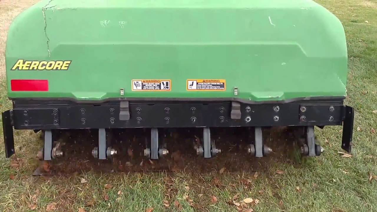 John Deere Aerifier 1500 Demo mounted on John Deere 4115 Tractor - YouTube