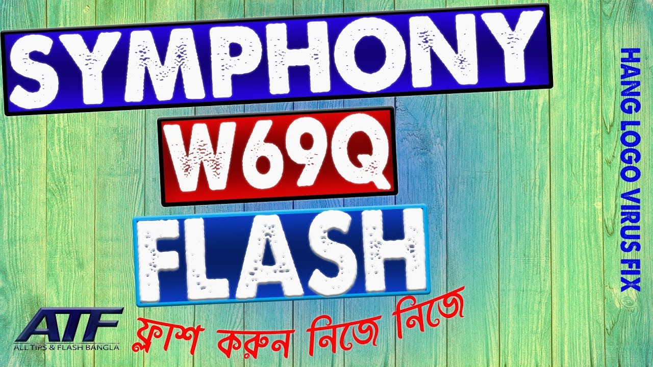 SYMPHONY W69Q FLASH - YouTube