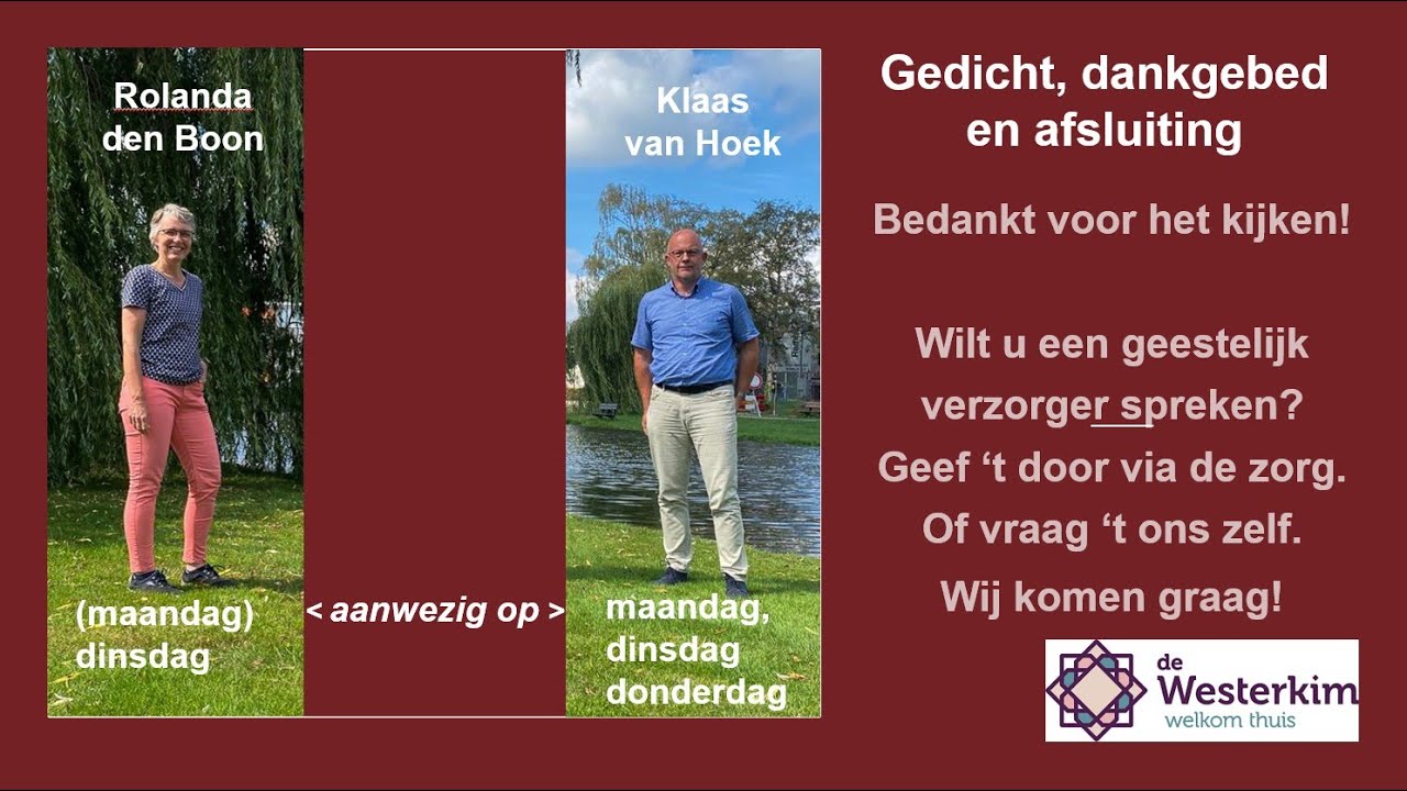 3 - Gedicht, dankgebed en afsluiting - YouTube