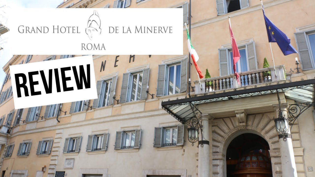 GRAND HOTEL DE LA MINERVE Review! [Rome, Italy] - YouTube