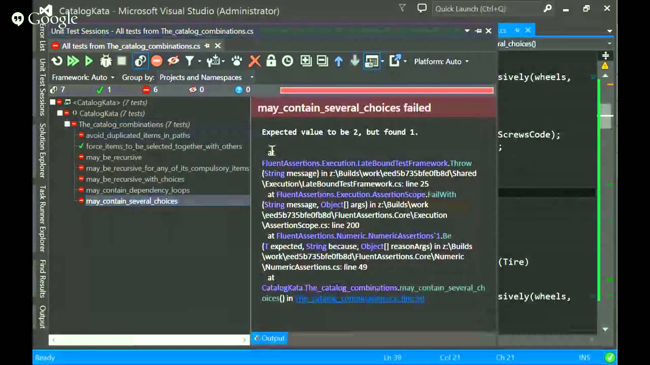 Implementando algoritmos con TDD - YouTube