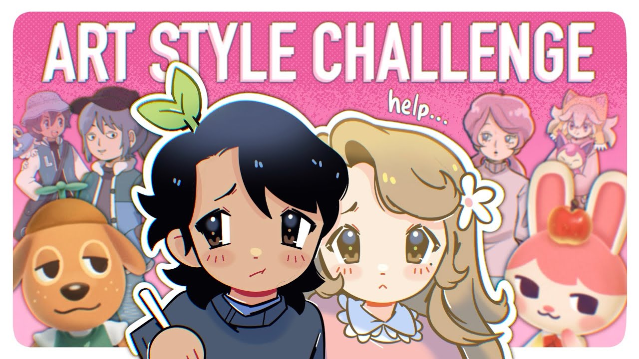 Art Style Challenge with our Self Insert Characters! - YouTube