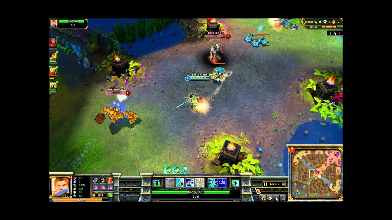 League of Legends - Garen Gameplay - YouTube