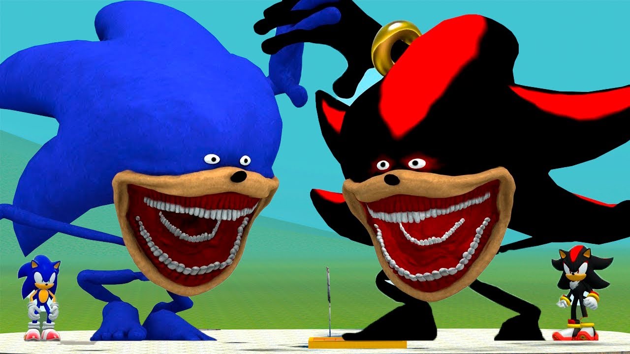NEW THE SONIC TAPES VS THE SHADOW TAPES In Garry's Mod - YouTube