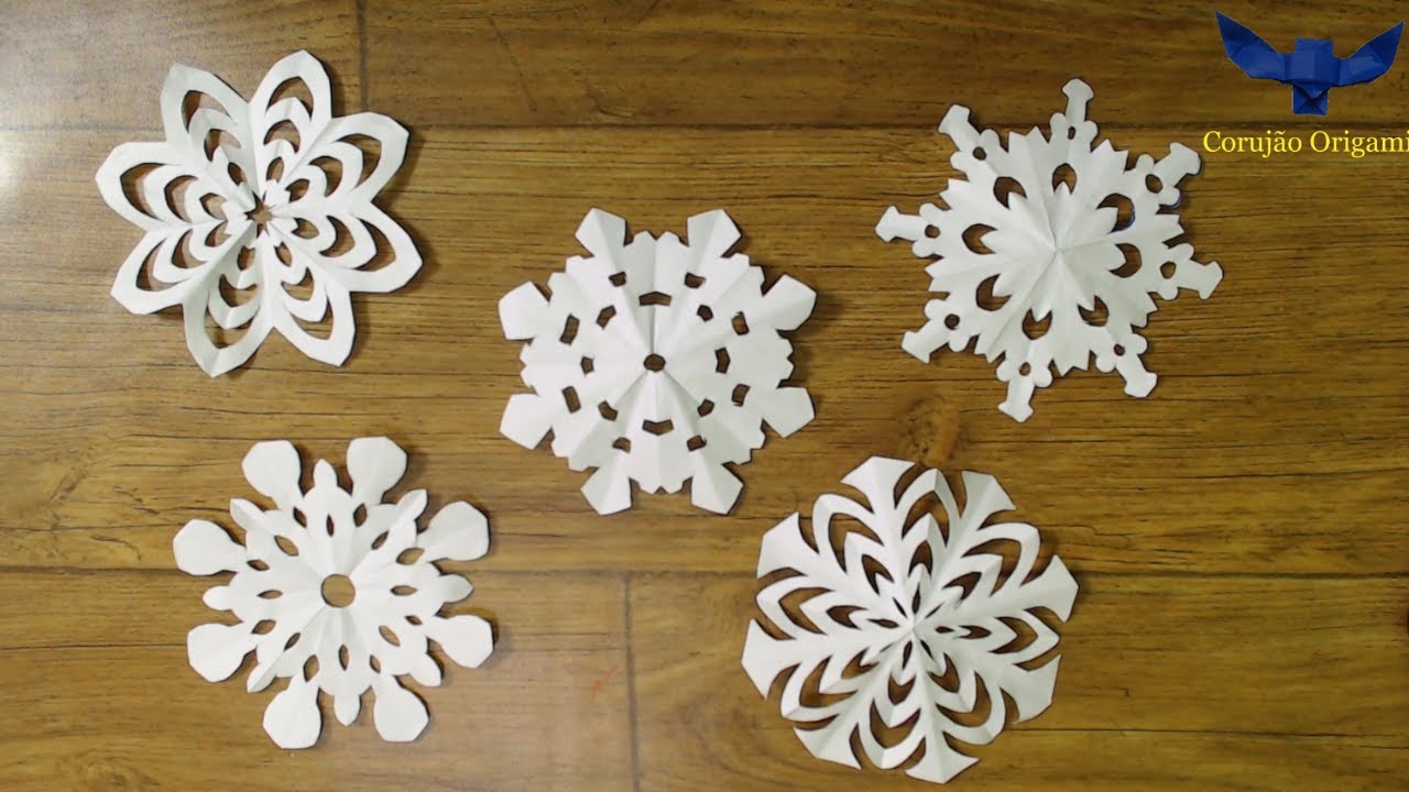 Padroes De Floco De Neve De Papel Para Impressao Para Criancas