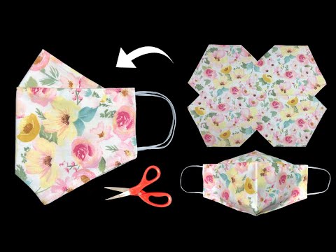3D Face Mask Making Idea. How to make Face Mask sewing tutorial. - YouTube