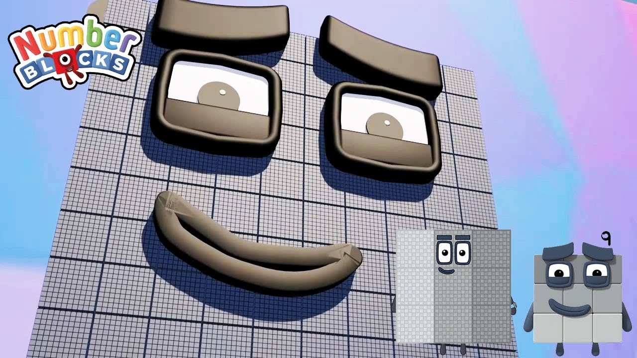 The Amazing Numberblocks 9,000,000 HUGE Standing Tall Numbers Pattern ...