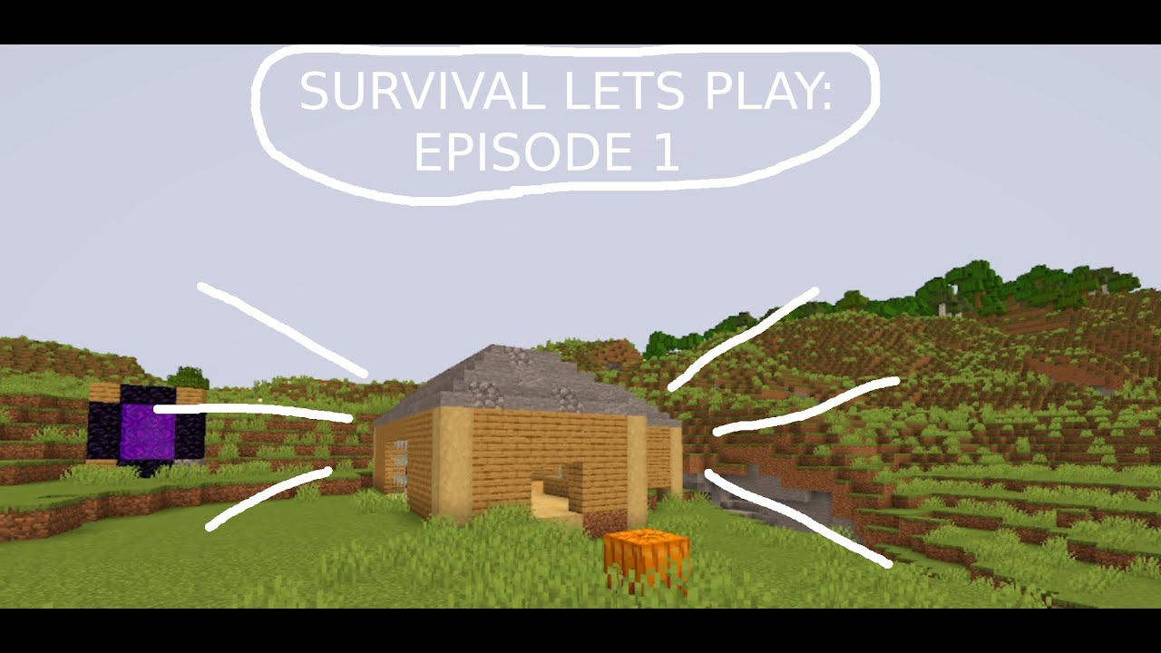 Minecraft Single Player (Ep.1) WE BUILD HOUSE - YouTube