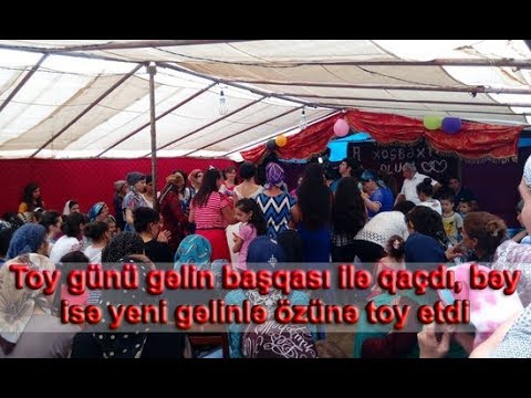 Salyanda toy günü gəlin başqası ilə qaçdı, bəy isə yeni gəlinlə özünə toy etdi