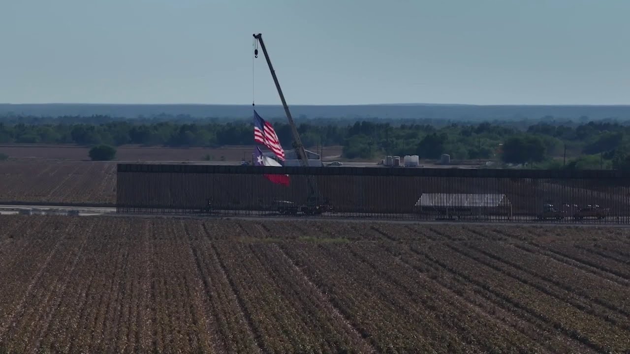 Drone video shows Starr County, Texas ranch proposed for Trump's mass ...