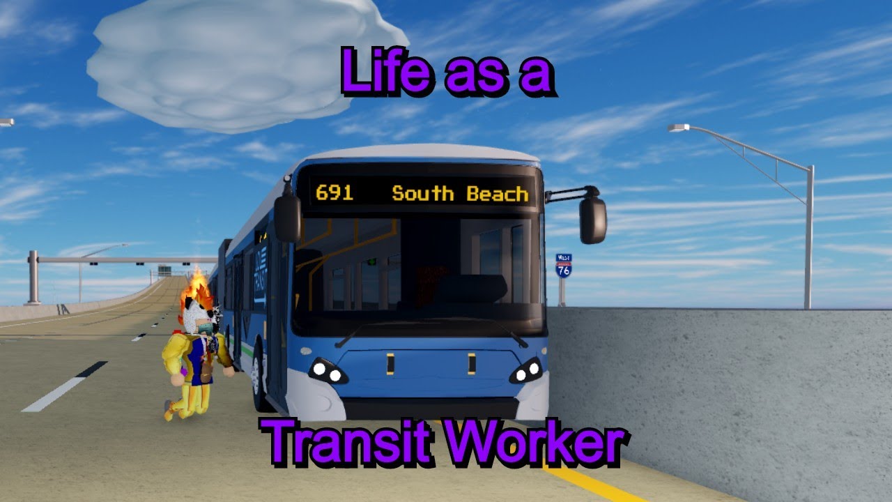 Life as a Transit Worker | Roblox Ultimate Driving Simulator [HD] - YouTube