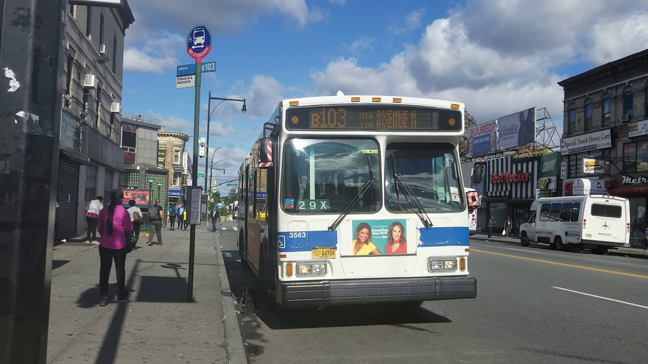 MTA: 2007 orion 7 OG diesel #3563 on the B103 - YouTube