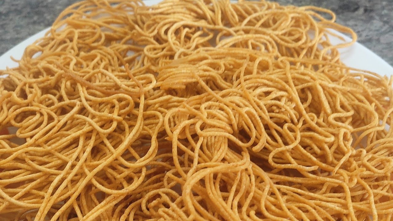 Lasun Shev#Easy Garlic Shev#ताटभरून लसुण शेव बनवा कमी वेळात ...