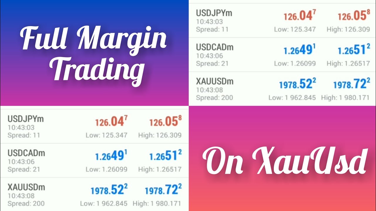 Full Margin Trading on Gold - Live Forex Trading - YouTube