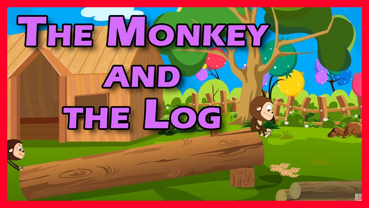 The Monkey and the Log - Short Moral Stories For Kids - English ...