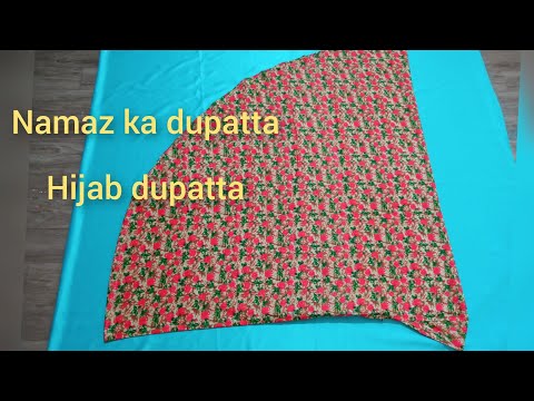Namaz scarf/Hijab dupatta cutting and stitching with easy /Hindi Urdu