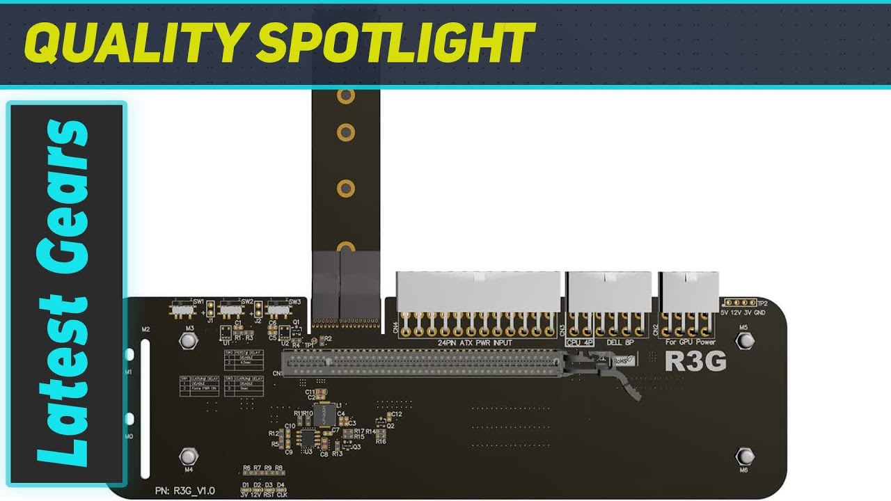 ADT-Link M.2 Key M NVMe External Graphics Card Stand Bracket with PCIe3 ...