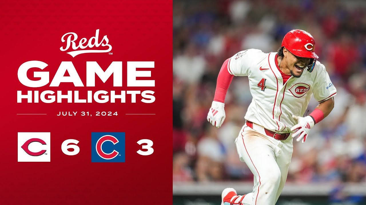 Cubs vs. Reds Game Highlights (7/30/24) | MLB Highlights - YouTube