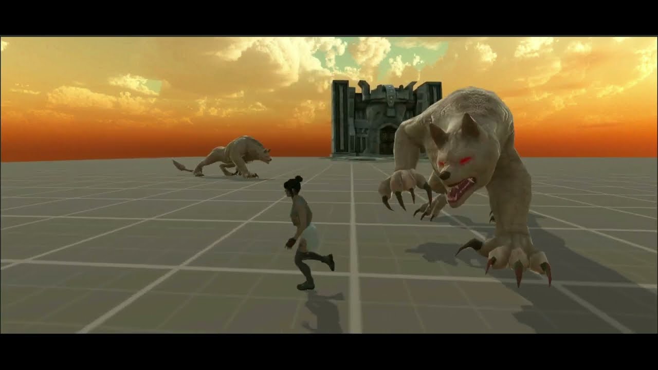 A Monster Chase Game Scene Created Using Unity #fanmadestreams - YouTube