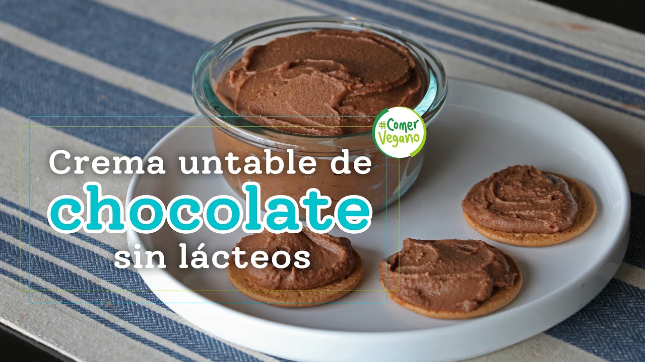 🥄 CREMA UNTABLE DE CHOCOLATE SIN LÁCTEOS | Rica en proteína, baja en ...
