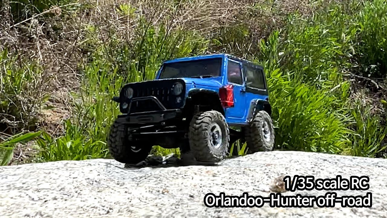 1/35 scale rc : Orlandoo-Hunter l Jeep Rangler Rubicon off-road ...