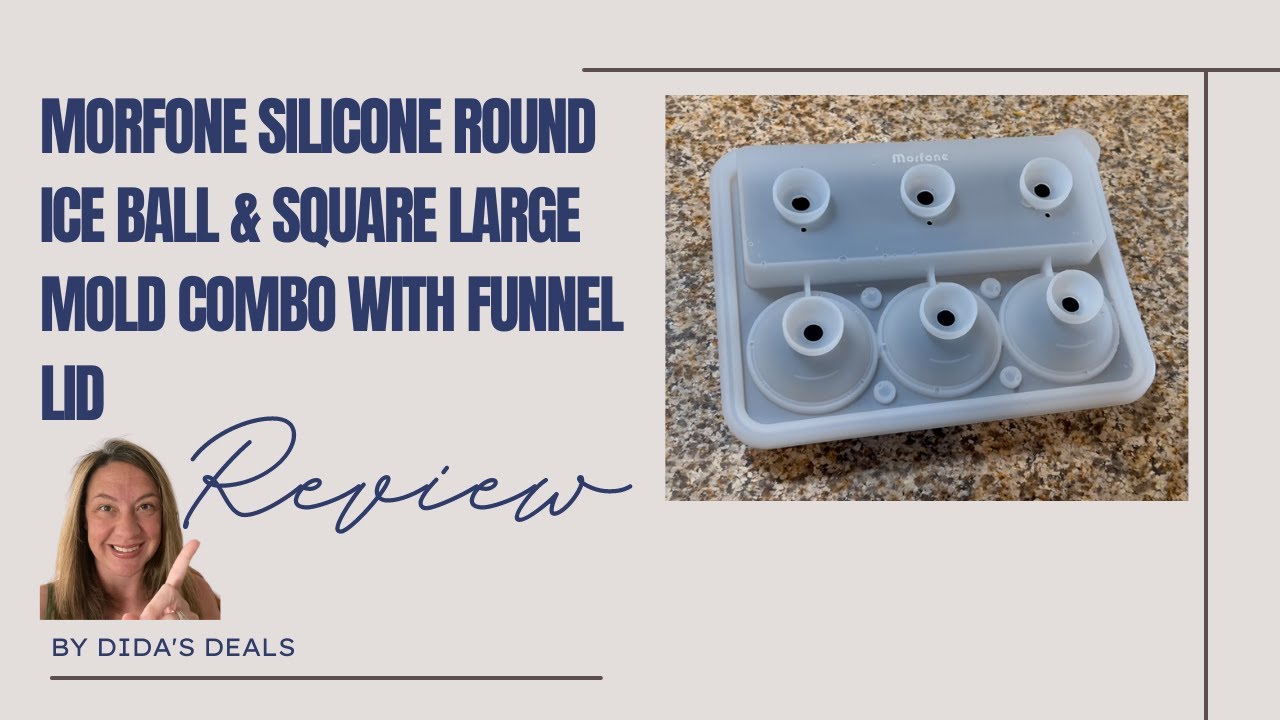 Unlock the Power of Morfone Silicone Round Ice Ball & Square Large Mold ...