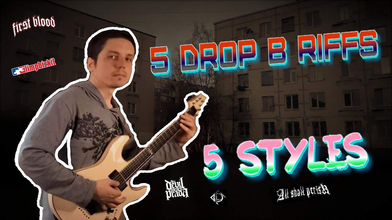 Top 5 Drop B Riffs / 5 Styles Of Metal - YouTube