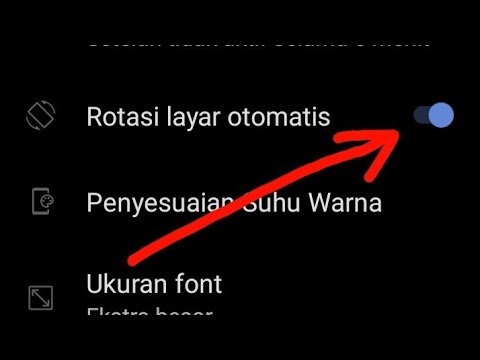 Cara Mematikan Rotasi Layar Otomatis Vivo - YouTube