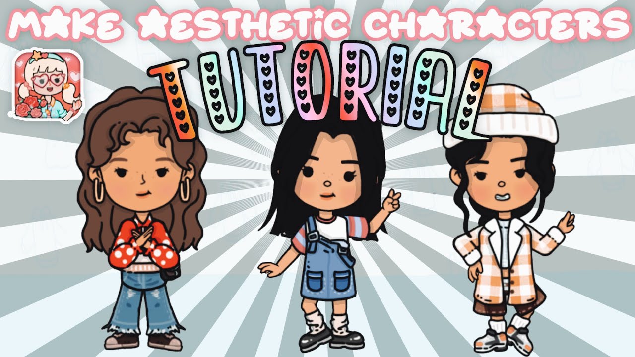 How-To make aesthetic characters in Yoya: Busy Life World 🌎 | tutorial ...