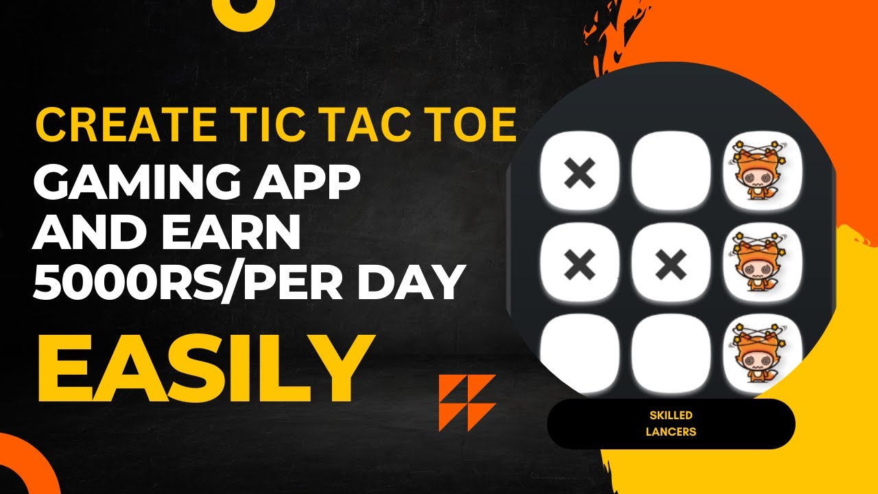 Create Tic Tac Toe Gaming App With Play With Anyone Online Feature ...