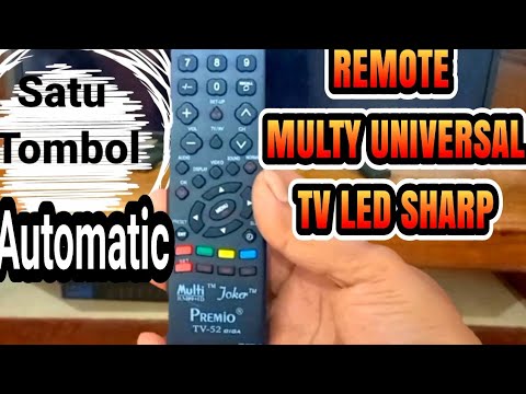 Cara Setting remote joker ke tv sharp remot multi universal otomatis ...