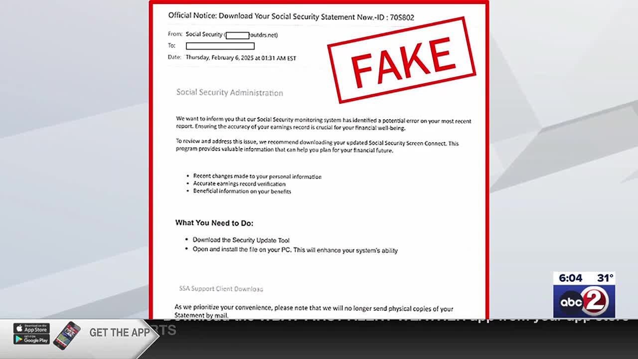 Social Security email scam - YouTube