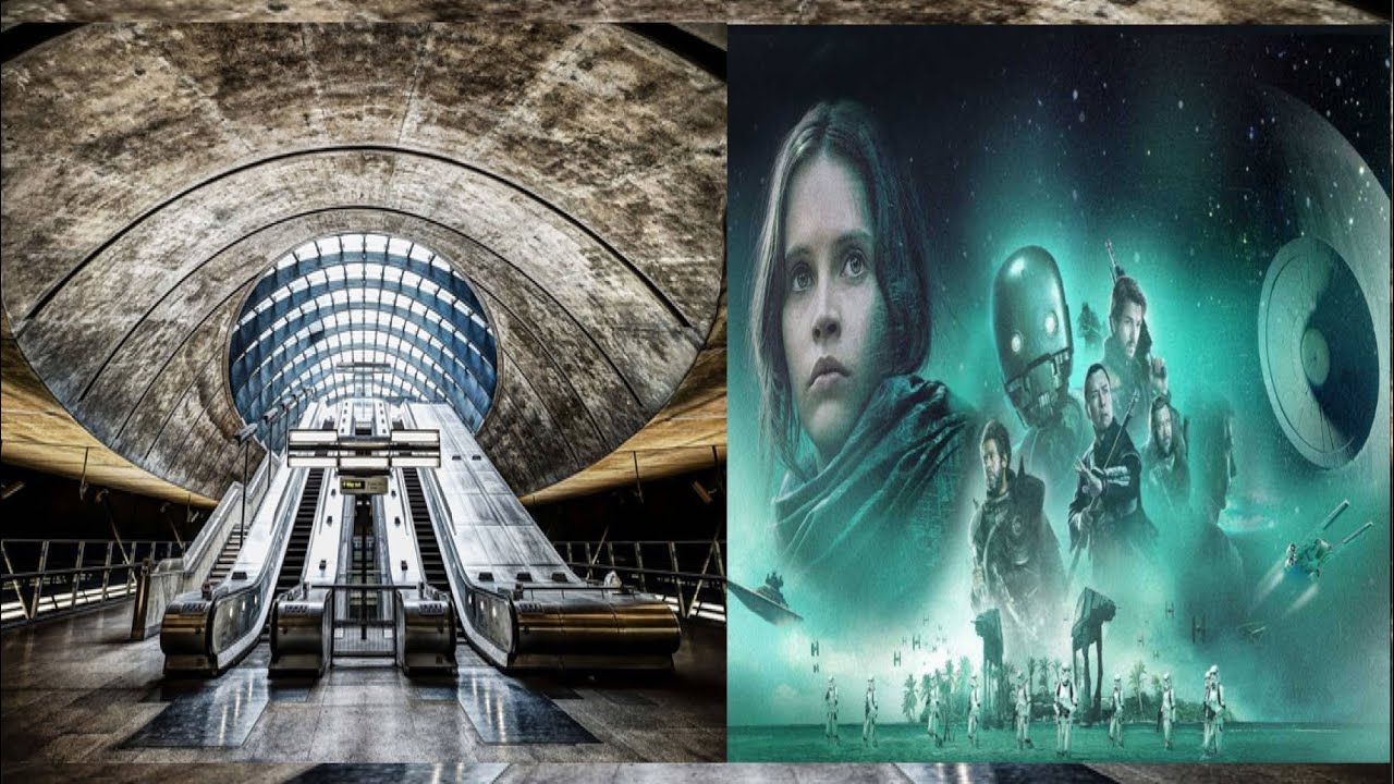 STAR WARS: Rogue One | Scene Shot in London Jubilee Line Station - YouTube