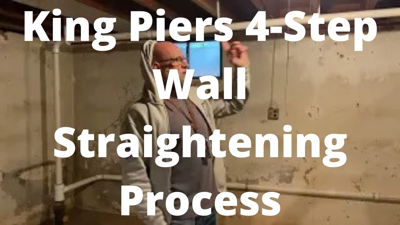 King Piers 4-Step Wall Straightening Process - YouTube
