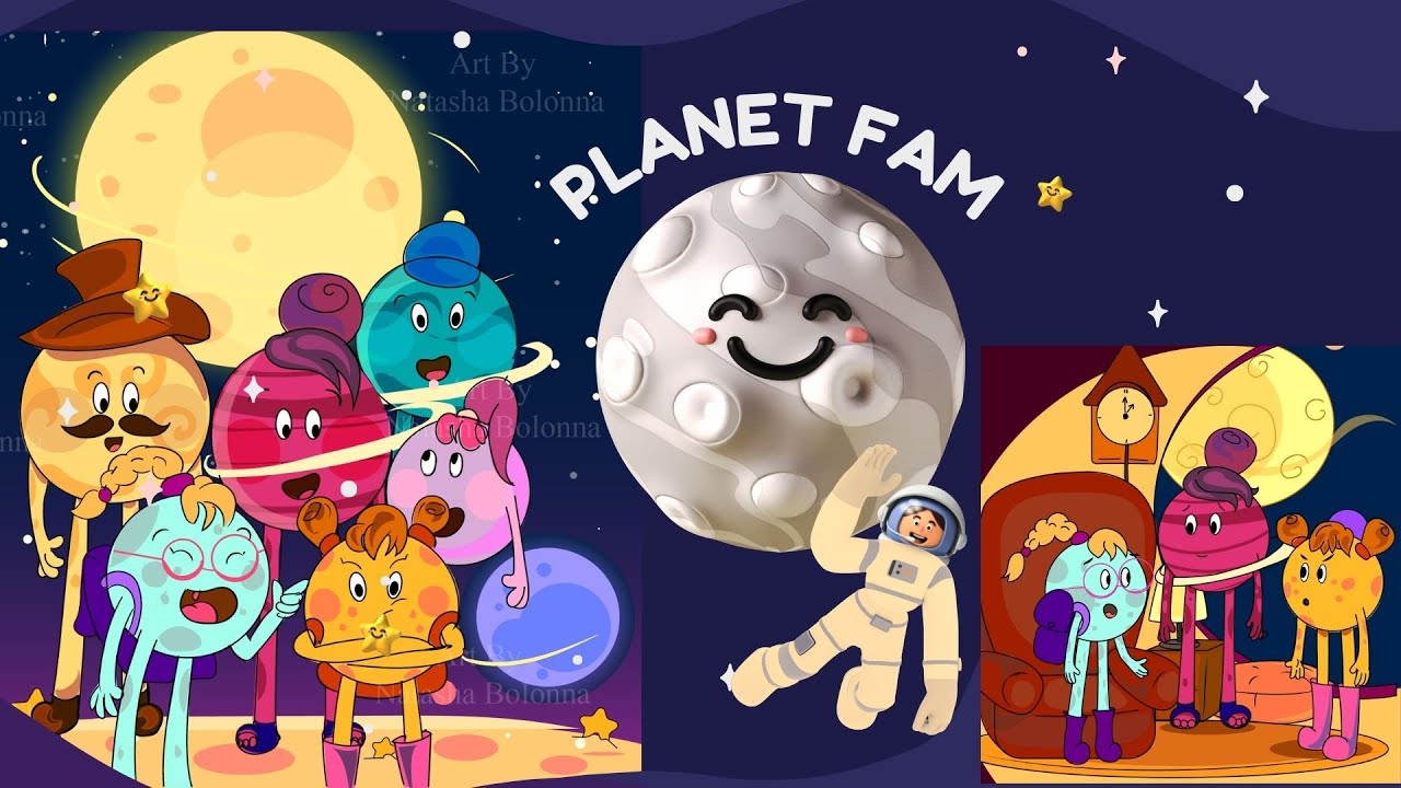 Meet the Planets Story Book| Planet Fam| illustration| children book ...