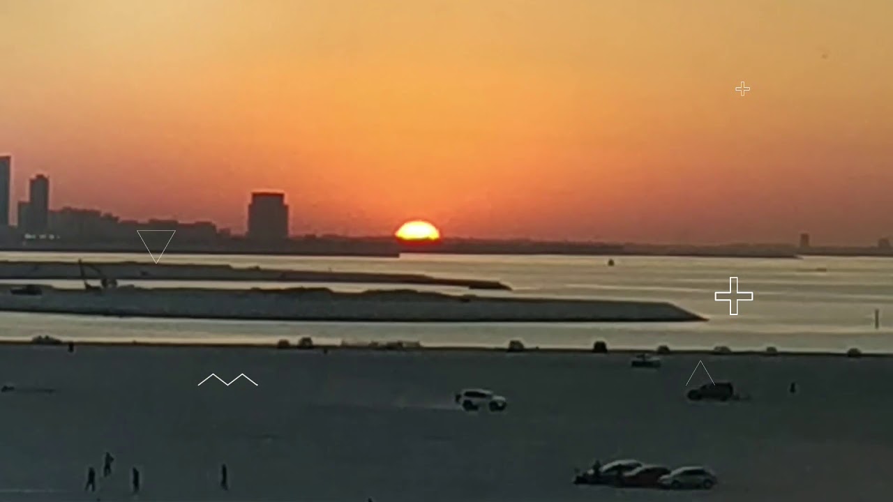Bahrain Beautiful Sunset at Busaiteen Beach😊 - YouTube