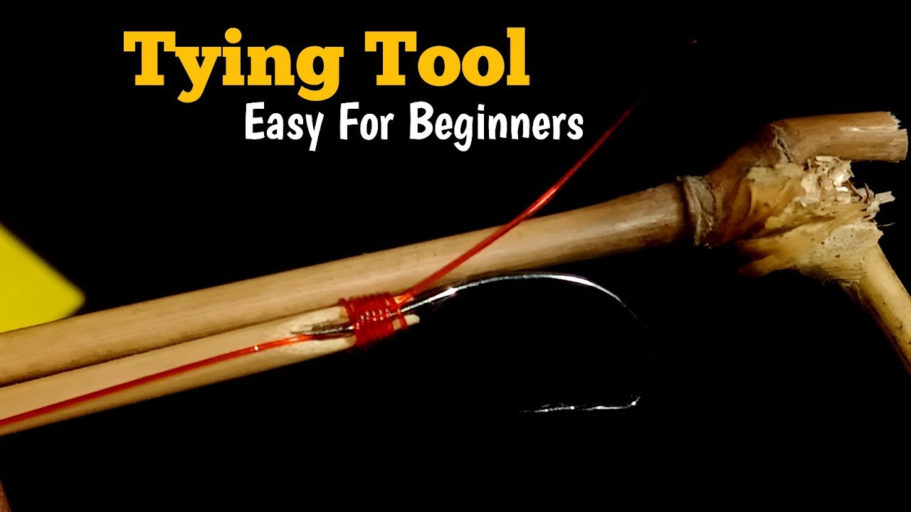 DIY fishing rod tying tool that you can make yourself at home from ...