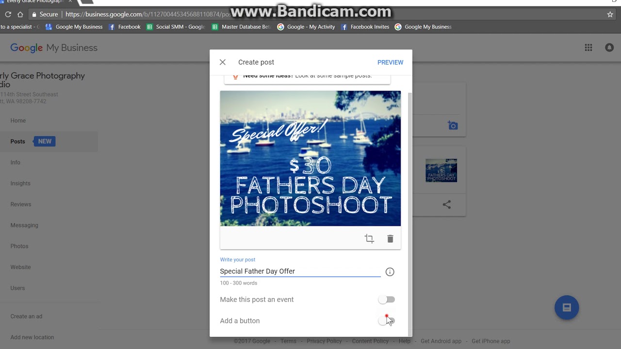 How to Create a Post in Google My Business - YouTube